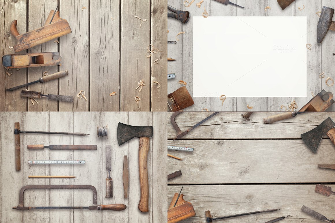 Old Tools Scene Header Creator – RSplaneta – Graphic Design